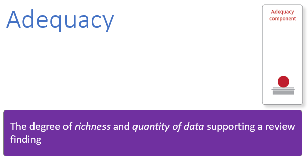 Adequacy component :: Grade-cerqual